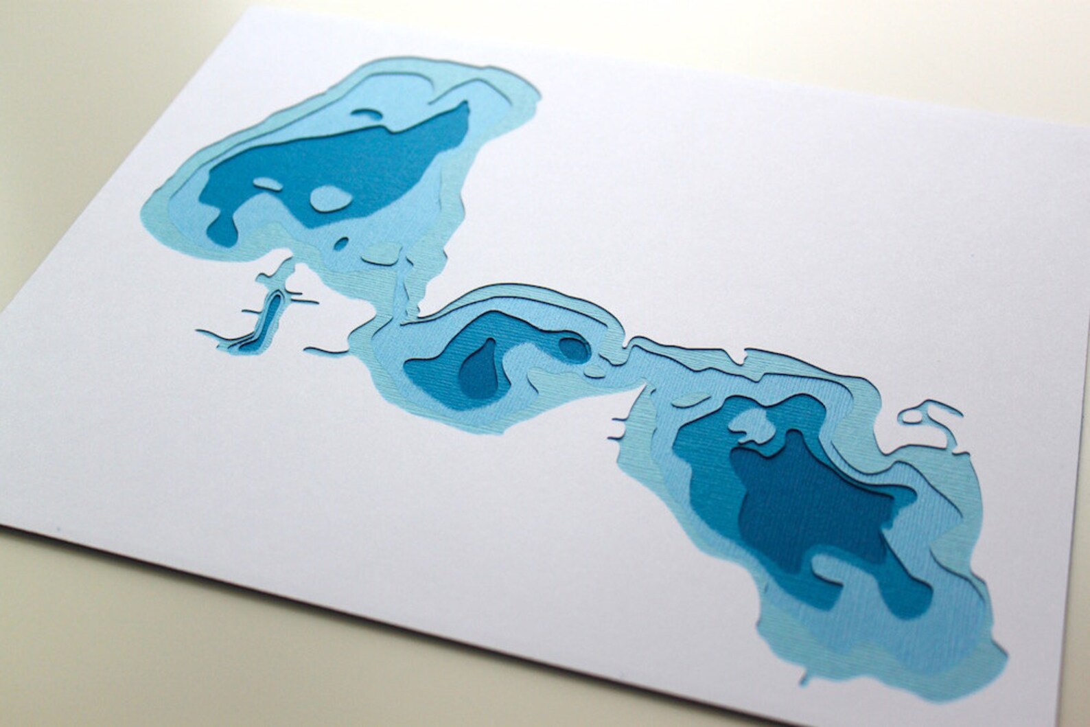 Forest Lake - Original 8 X 10 Papercut Art - Etsy