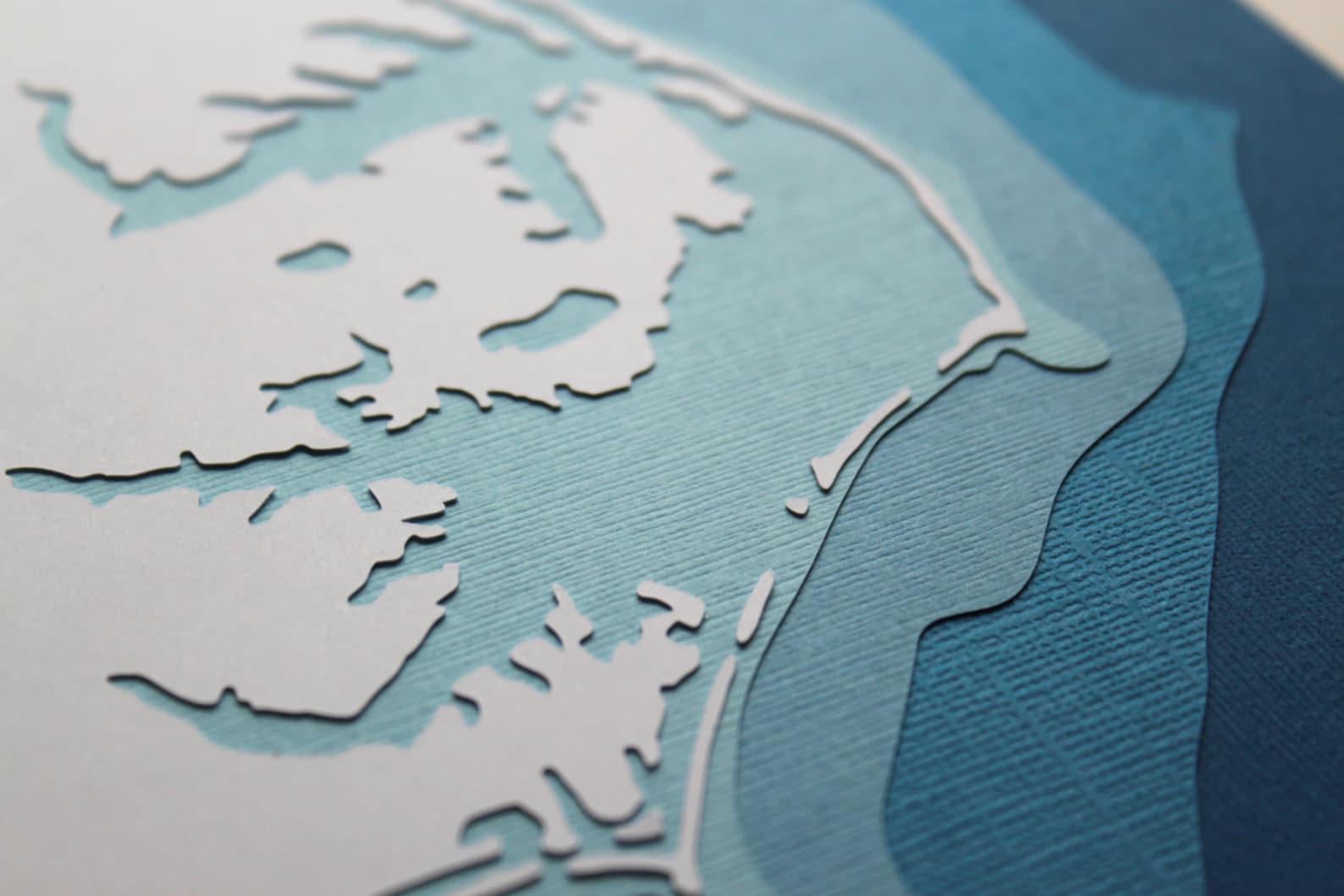 Outer Banks - Original 8 X 10 Papercut Art in Your Choice of Color - Etsy