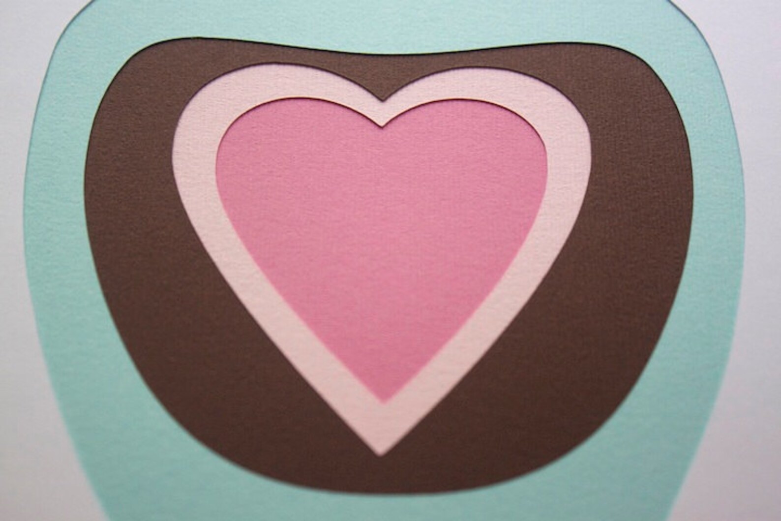 Matryoshka "heart" -- Layered Papercut Art 8 X 10 - Etsy