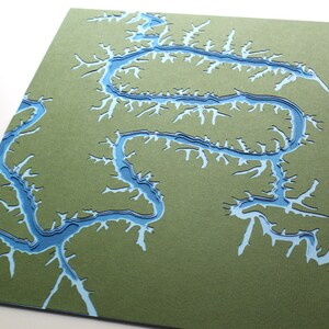 Lake of the Ozarks - Original 8 X 10 Papercut Art - Etsy