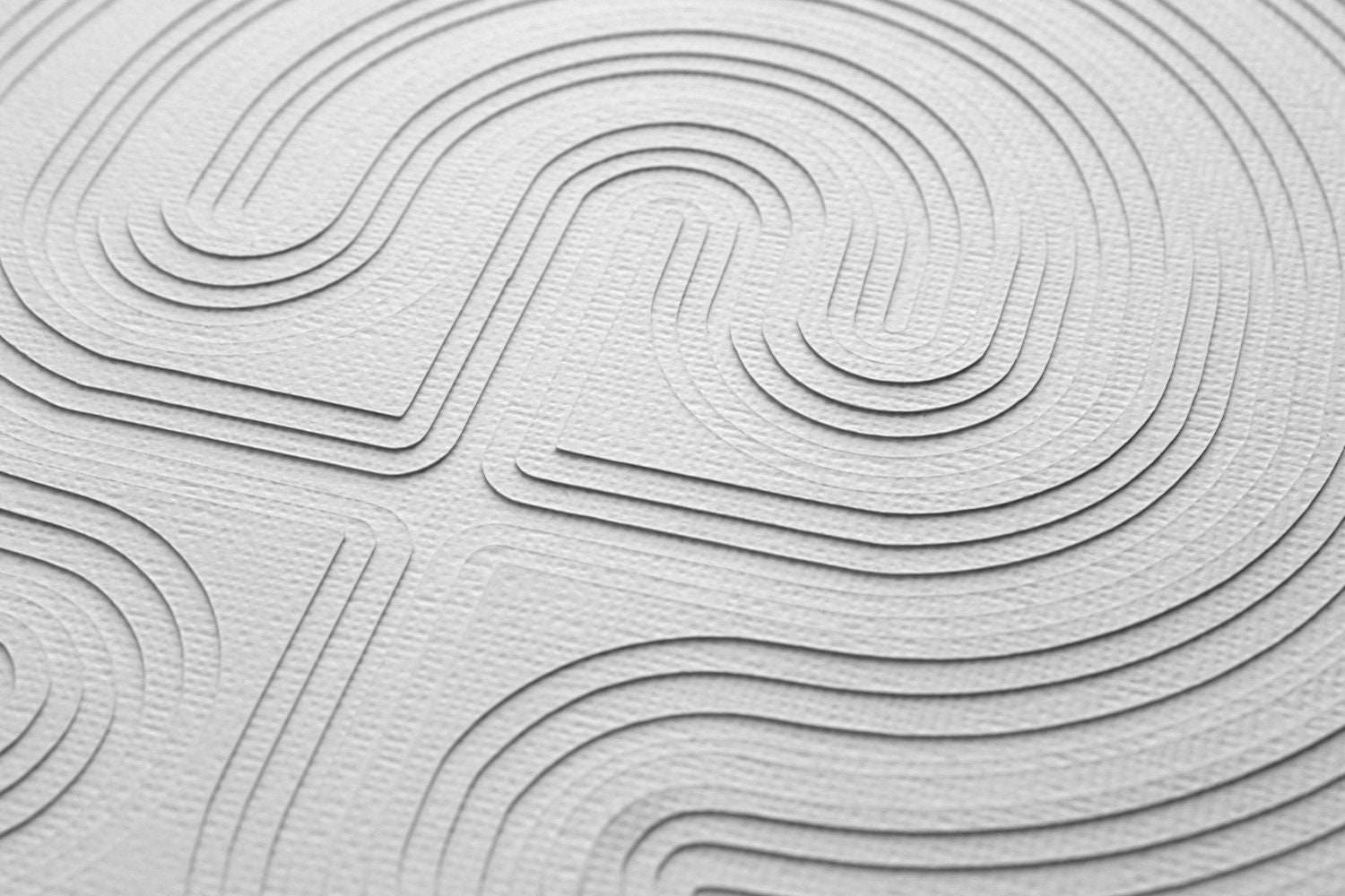 Labyrinth 12 X 12 Layered Cut Paper Artwork | Etsy