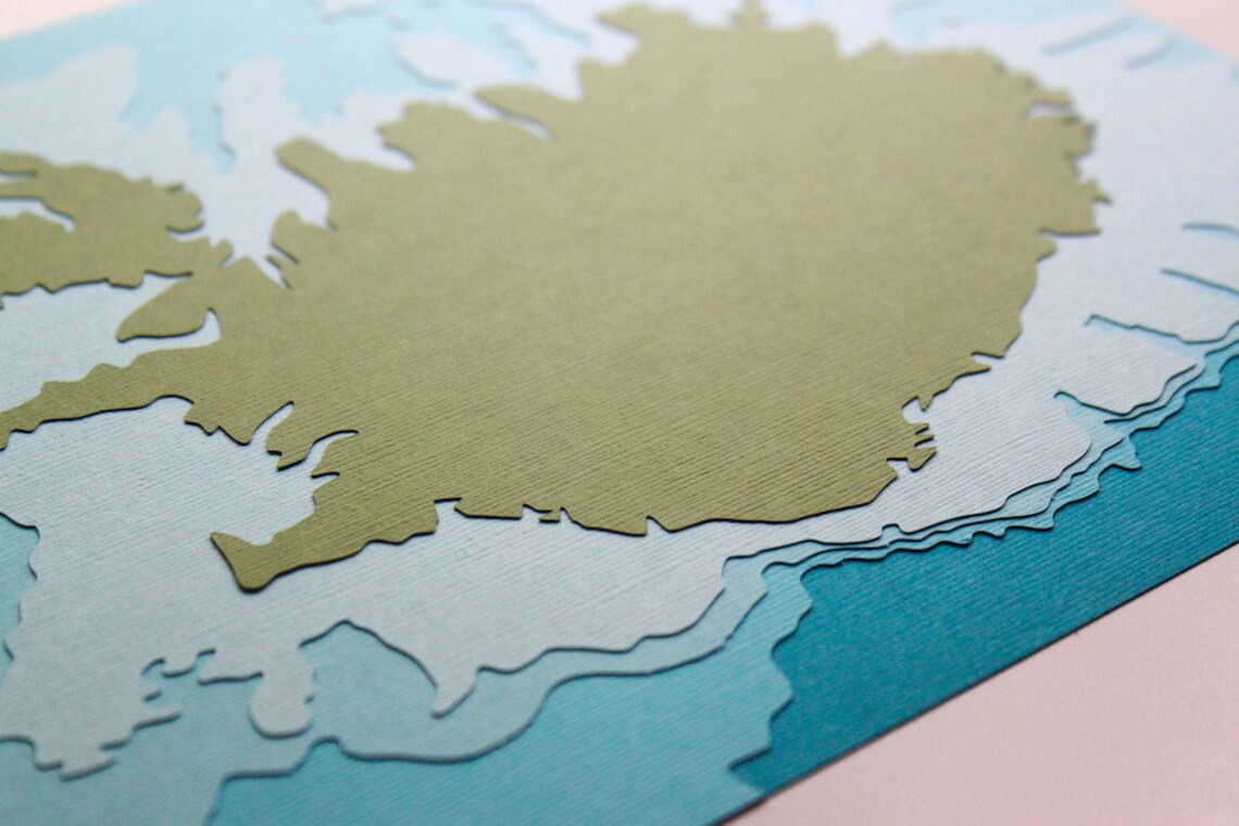 Iceland - Original 8 X 10 Papercut Art - Etsy