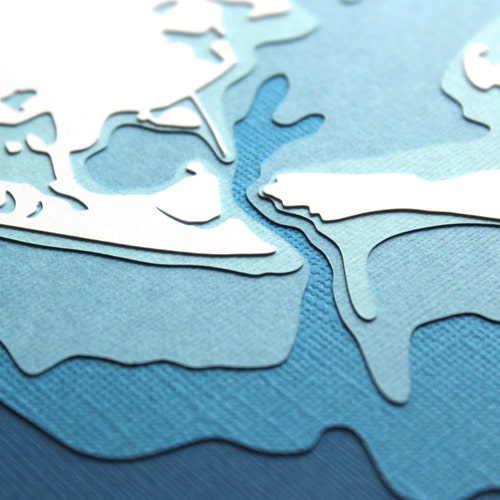 Long Island Original 8 X 10 Papercut Art in Your Choice of - Etsy