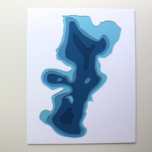 Cedar Lake - Original 8 X 10 Papercut Art - Etsy