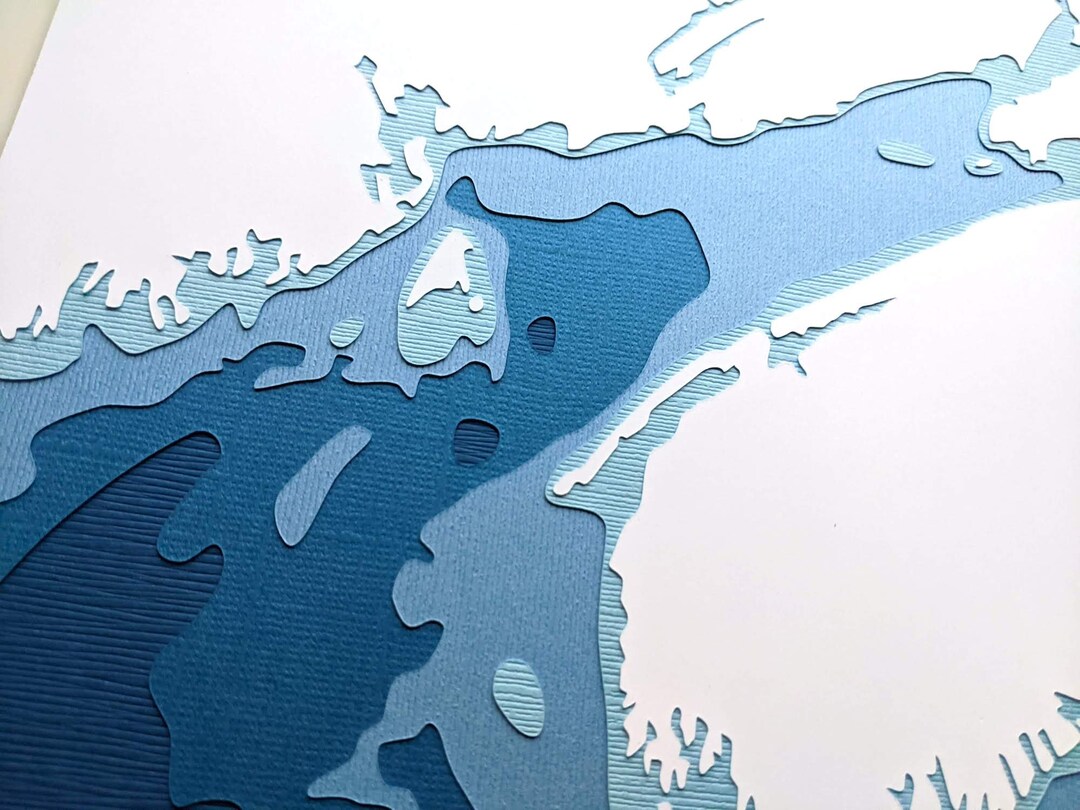 Bay of Fundy - Original 8 X 10 Papercut Art - Etsy