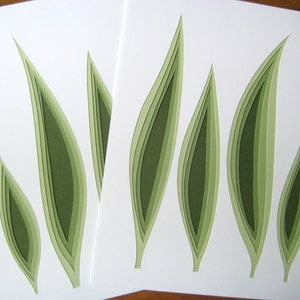 Retro Grass - Original Papercut (8 X 10) - Etsy