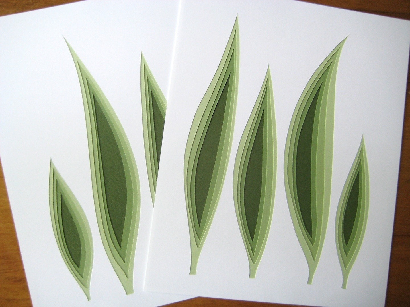 Retro Grass - Original Papercut (8 X 10) - Etsy