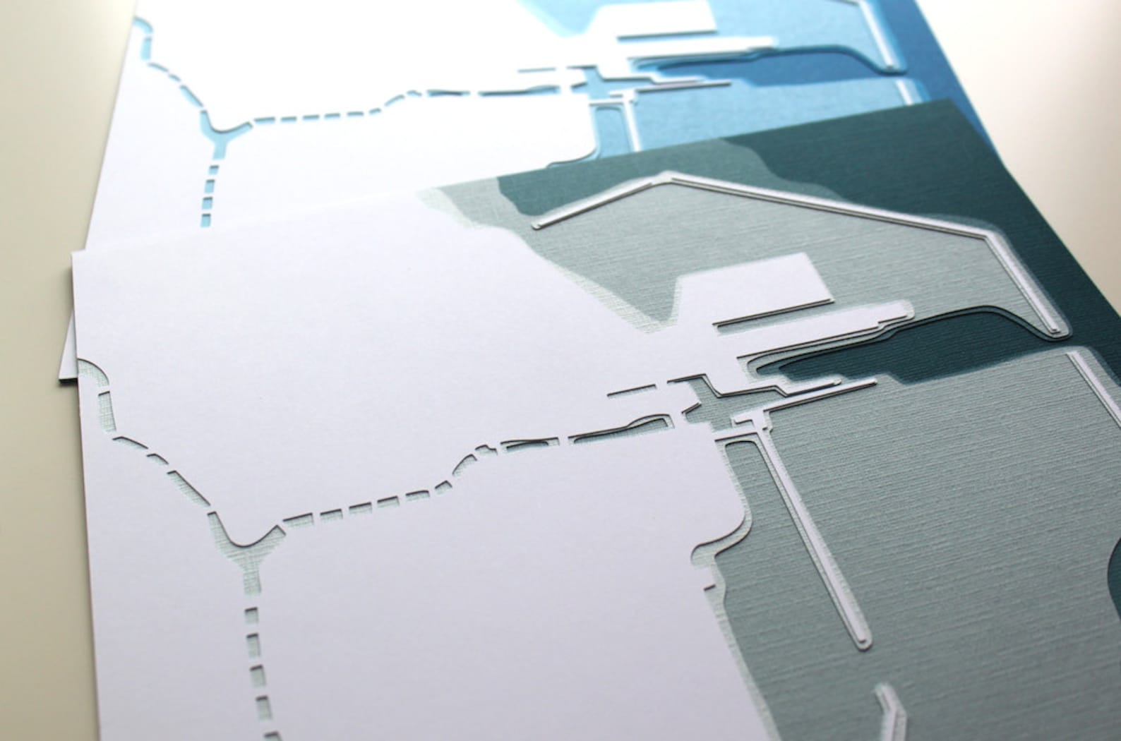 Chicago Harbor Original 8 X 10 Papercut Art - Etsy