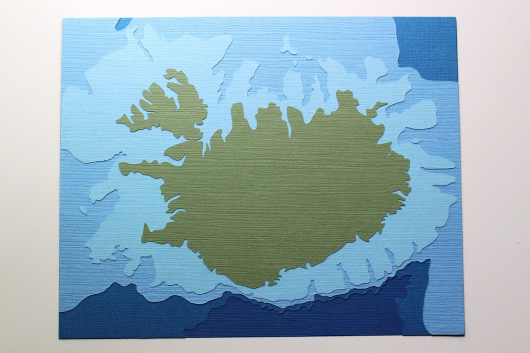 Iceland - Original 8 X 10 Papercut Art - Etsy