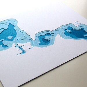 Forest Lake - Original 8 X 10 Papercut Art - Etsy