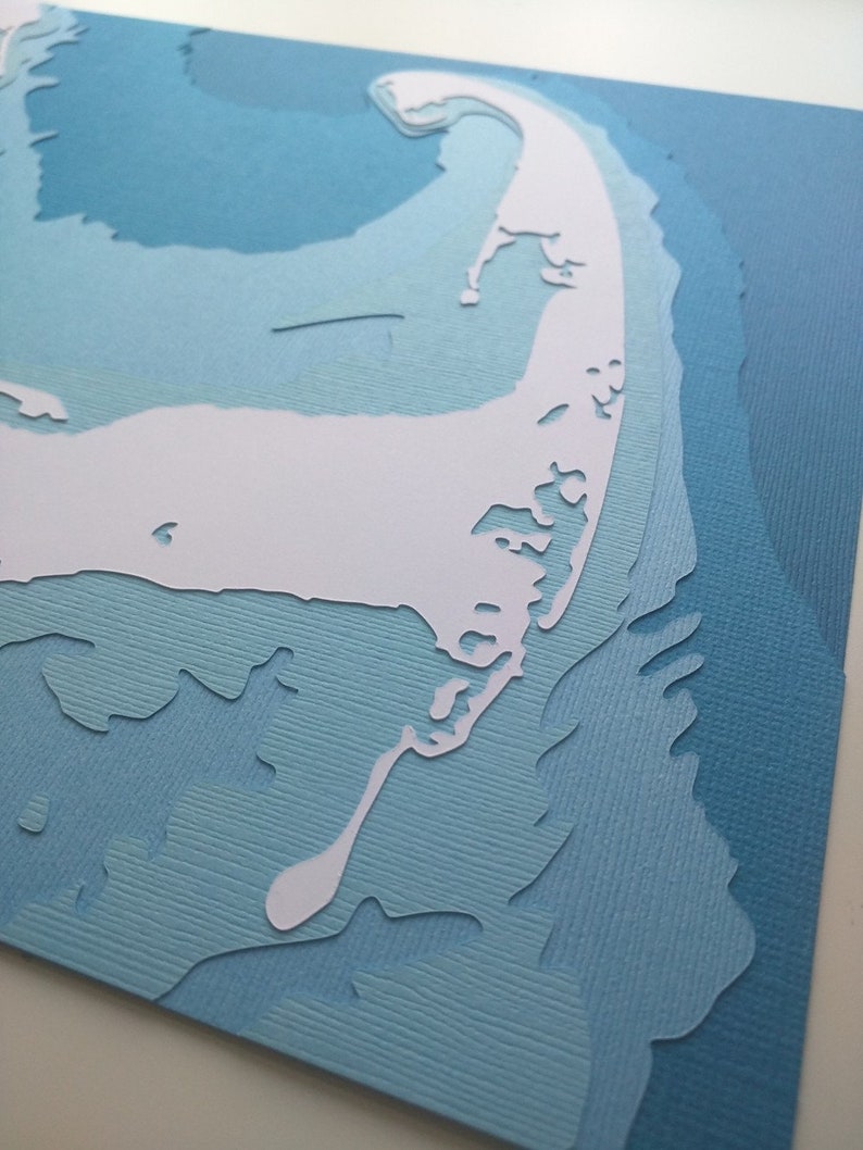 Cape Cod 8 X 10 Layered Papercut Art - Etsy
