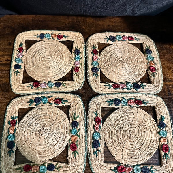 Hand Woven Coasters - Etsy