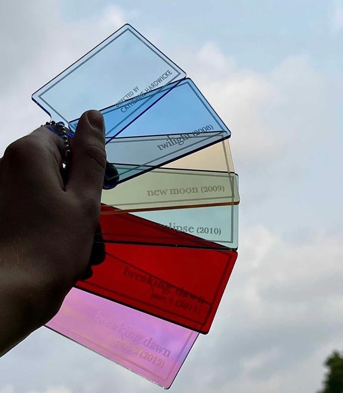 The Original Twilight Blue Filter Keychain - Etsy