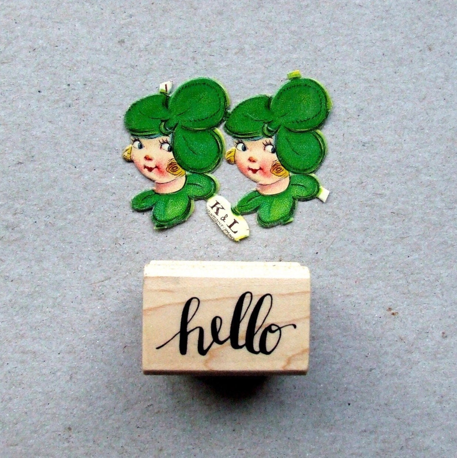 Hello Stamp Hello Calligraphy Stamp Hand Lettered Rubber | Etsy