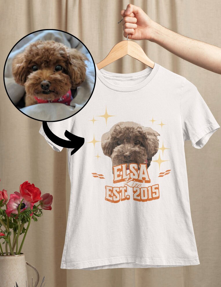 Custom Pet Shirt Custom Pet T Shirt With Pet Photo and Name ...
