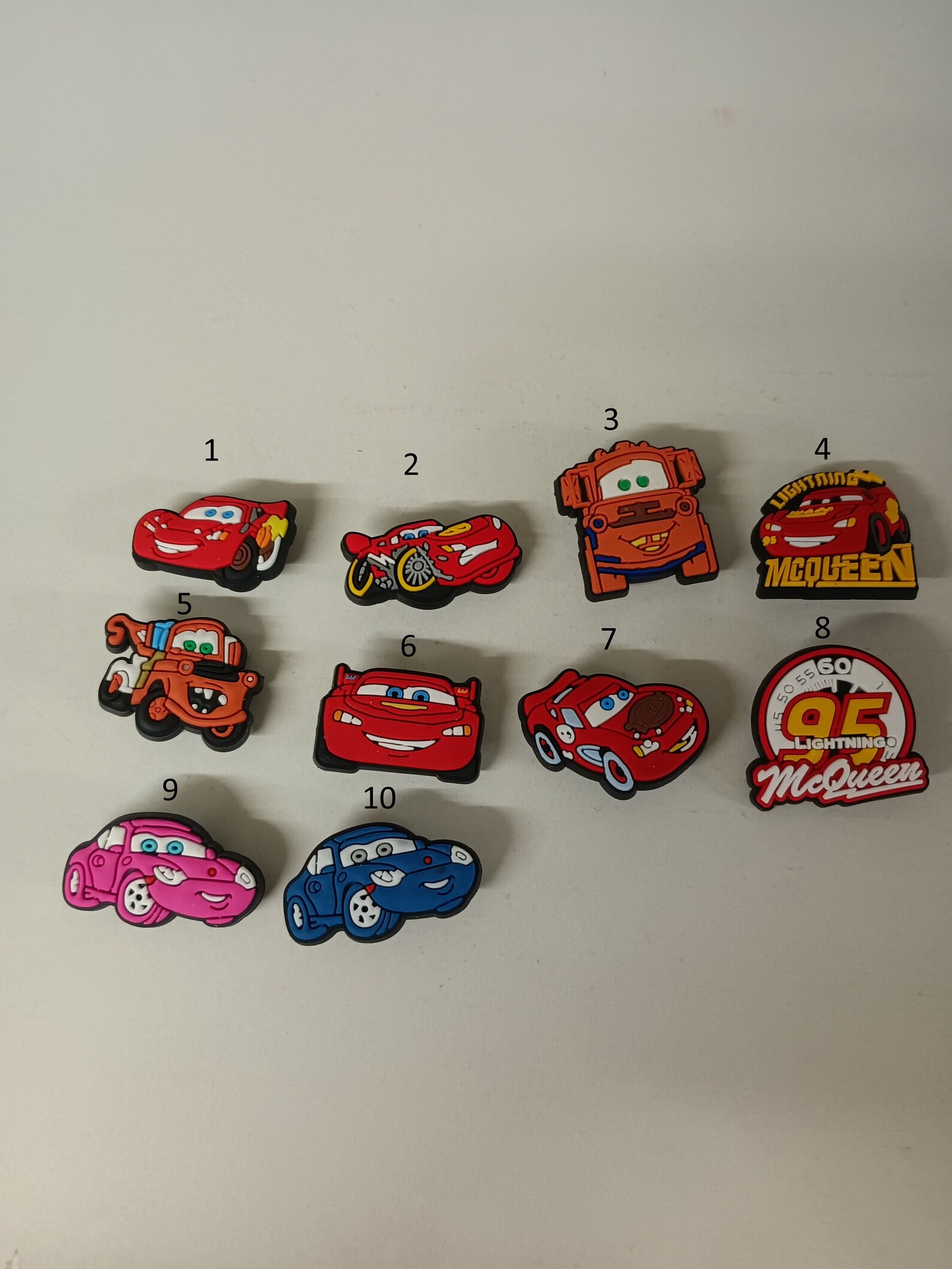 Lightning Mcqueen Croc Charm - Cars Movie Croc Charms - Mater Croc ...