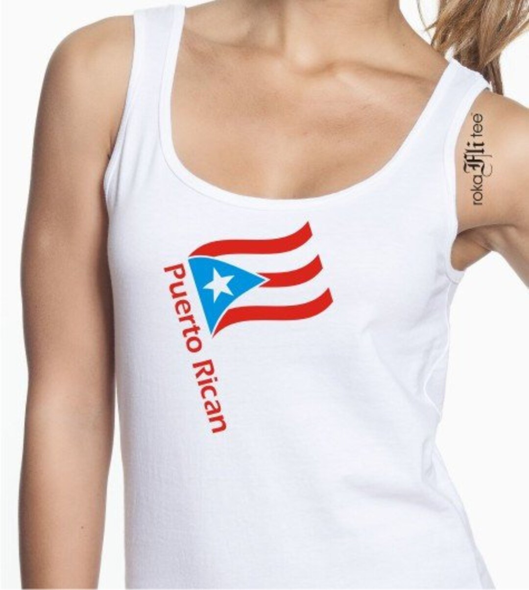 Puerto Rican Flag Tank, Puerto Rico Tank Top, Puerto Rican Flag Tank ...