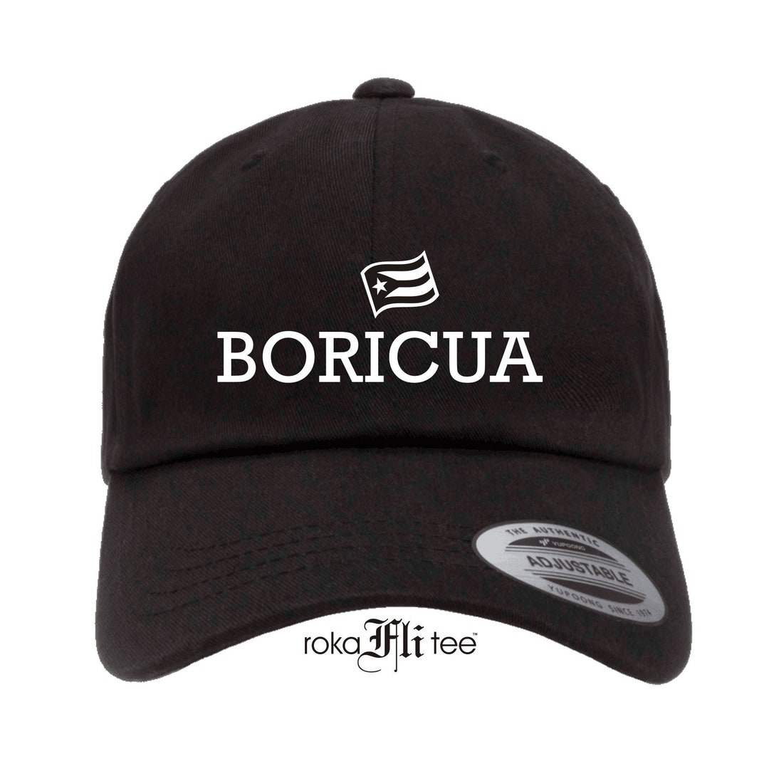 BORICUA Flag Dad Cap, Boricua Hat, Puerto Rican Hat, Puerto Rico Hat ...