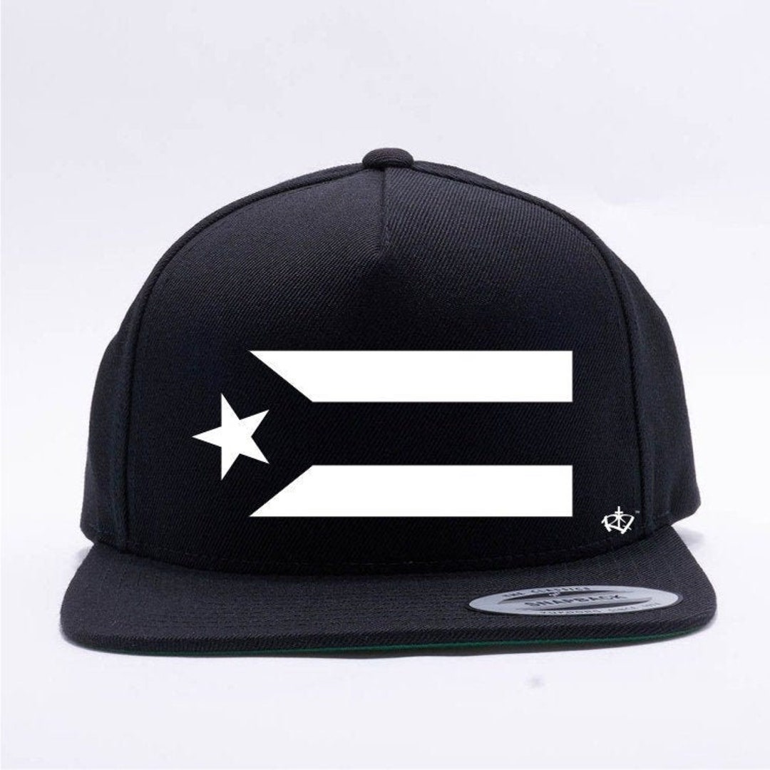 Puerto Rican Black Flag Snapback, Puerto Rico Snapback, Puerto Rican ...