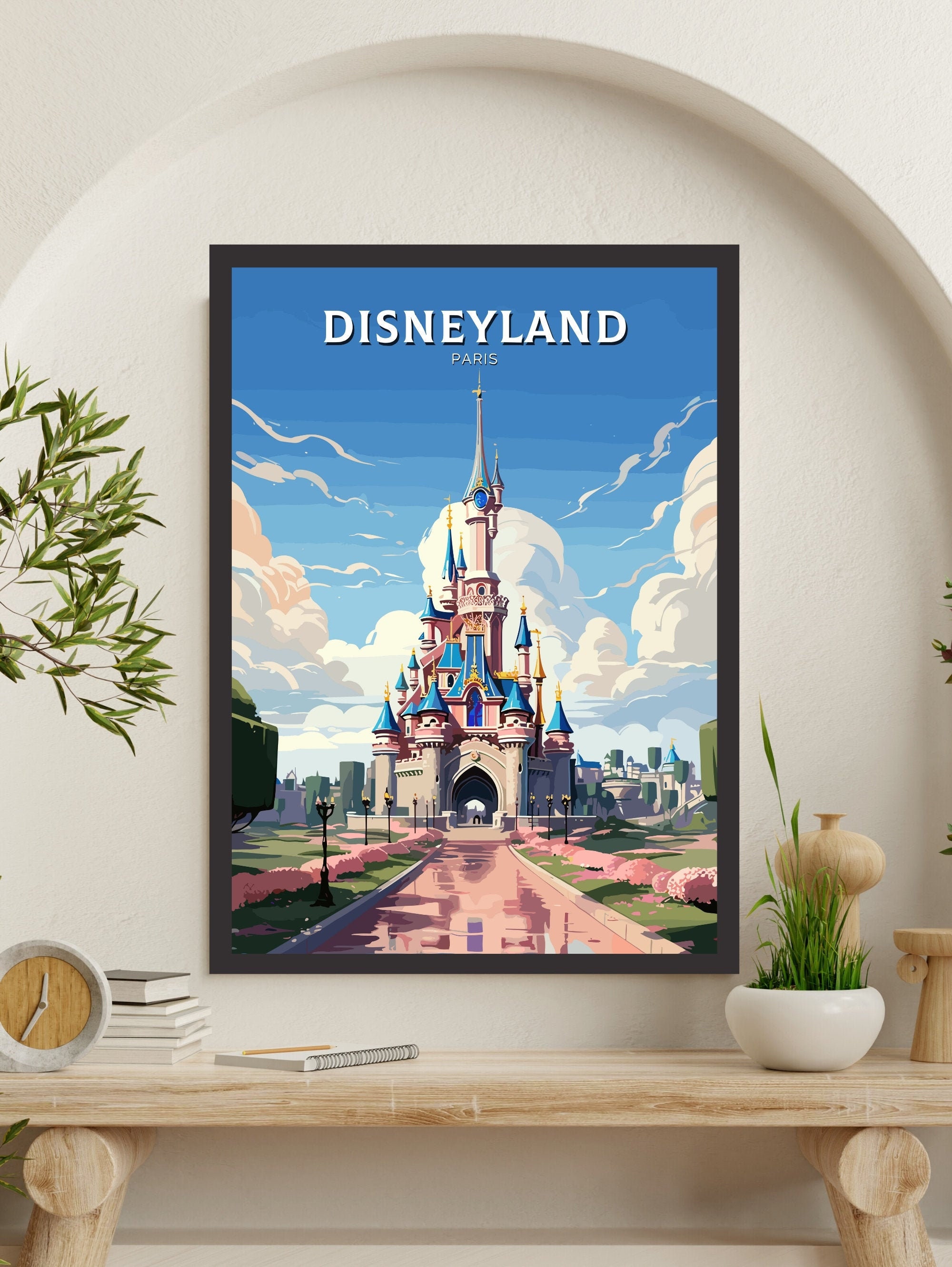 Disneyland Paris Poster - Etsy UK