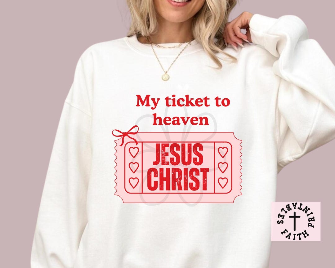 Christian Ticket Coquette Png Church Religious Mom Gift Png Bible ...