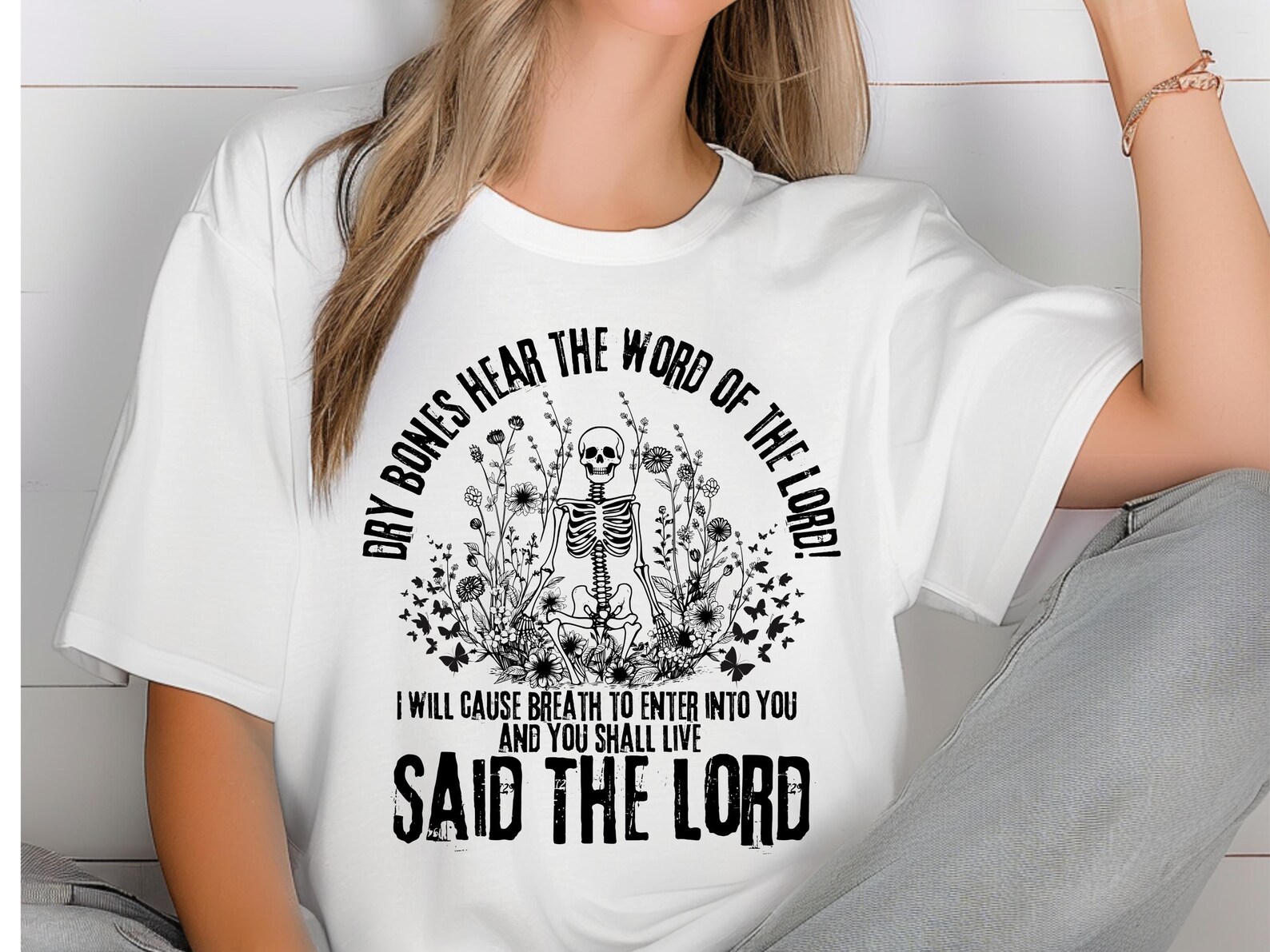 Dry Bones Come Alive Halloween Christian Design Png, Gift for Skeleton ...