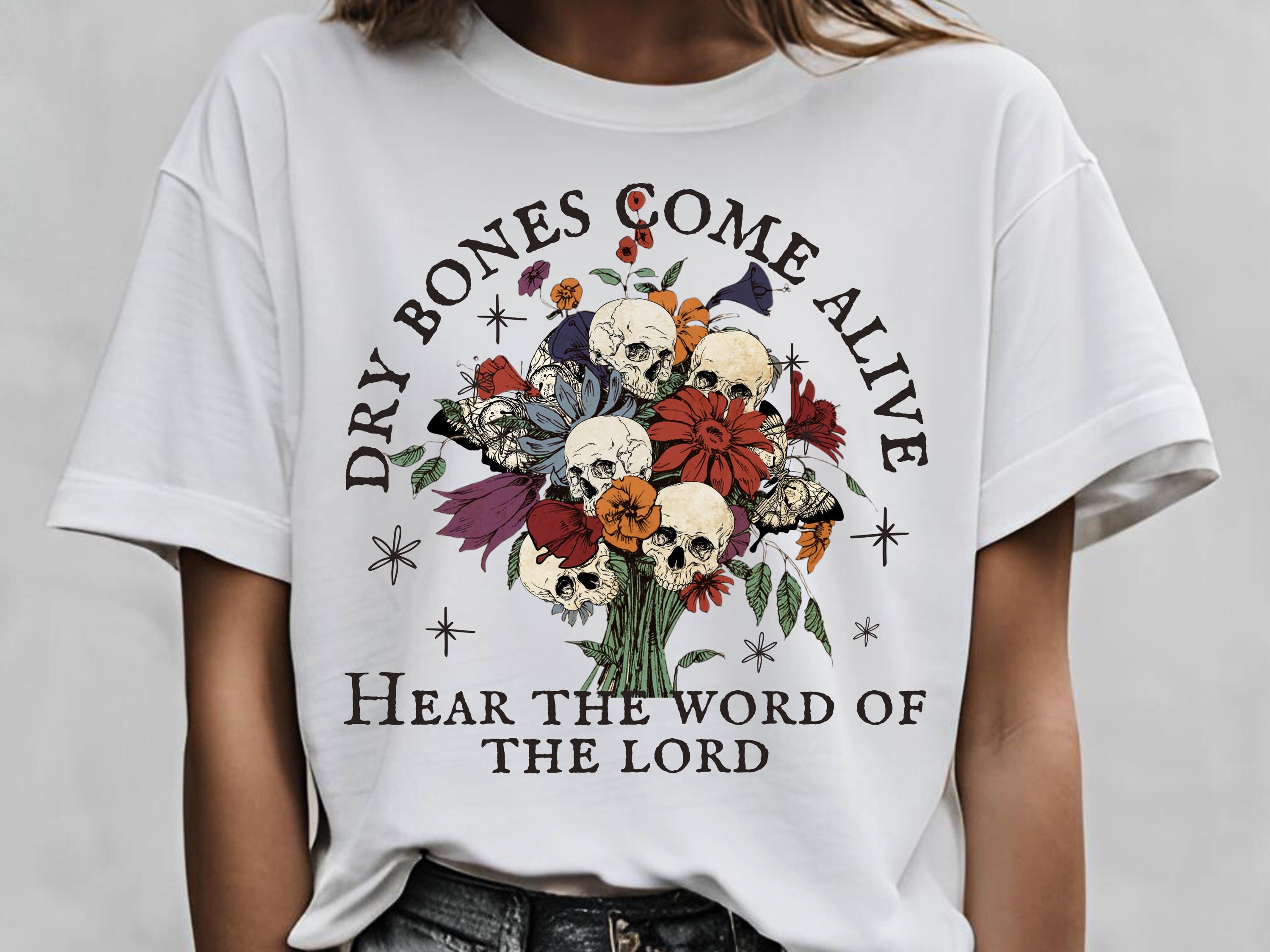 Come Alive Dry Bones Bible Quote Png Faith Based Scripture, Gift for ...