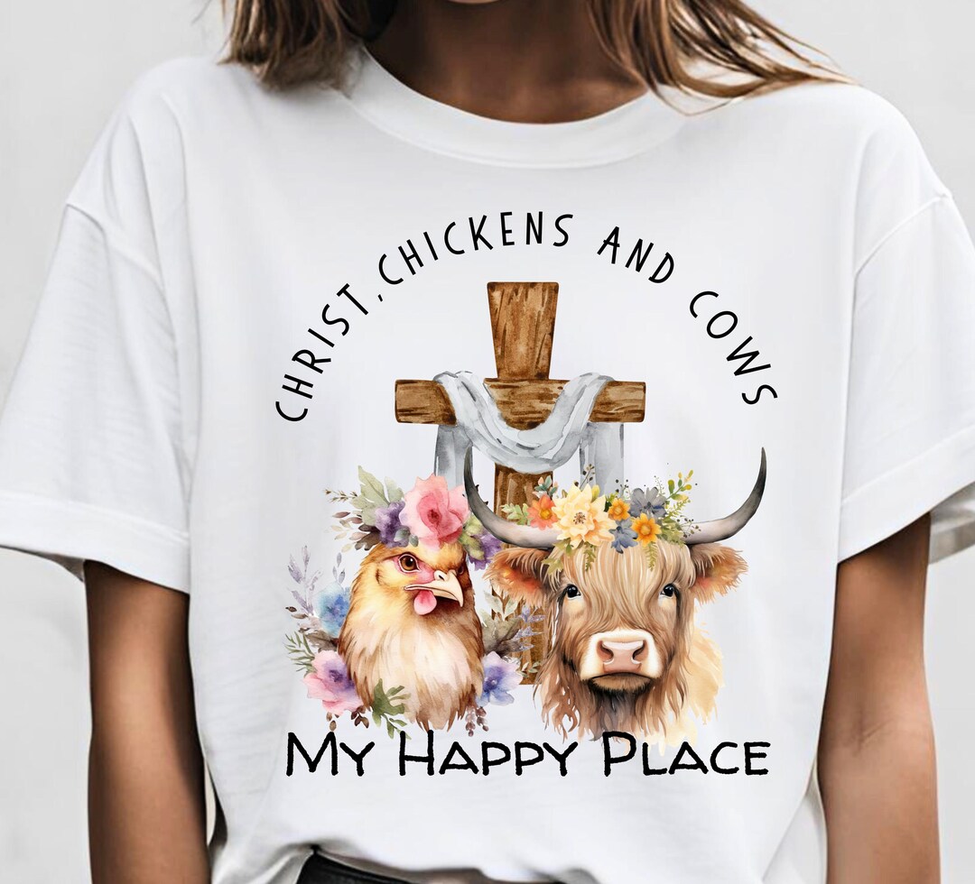 Christ Jesus Cows Chicken Png Religious Mom Gift Png Faith Based Mama ...