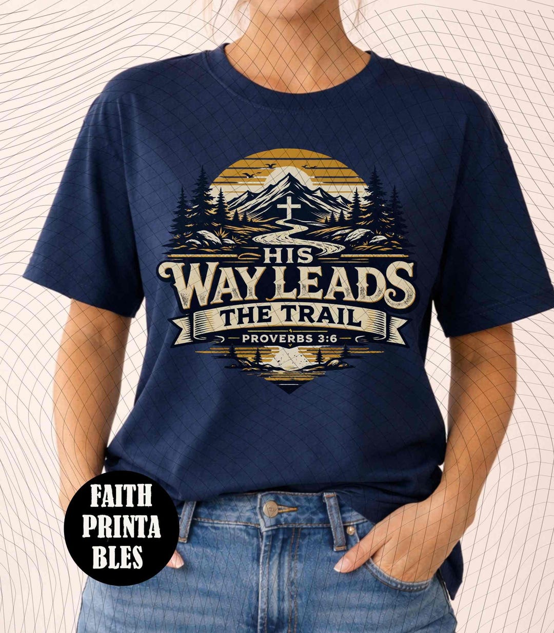 Mountain Hikers Faith PNG Hiking Camping Gift Trail Retreat Church ...