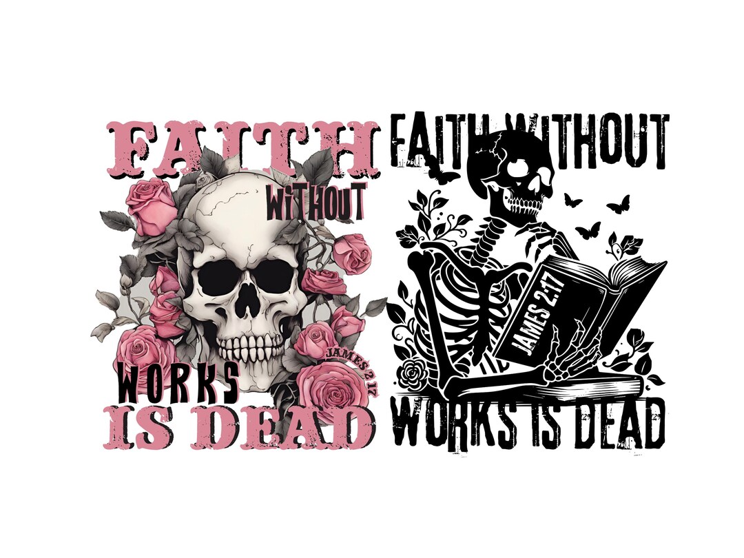 Christian Skeleton Floral Pink Png Religious Faith Based Png, Gift for ...