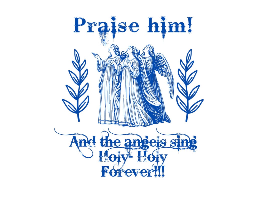 Christian Praise Faith Based Png, Angels Singing, Gift for Mom ...