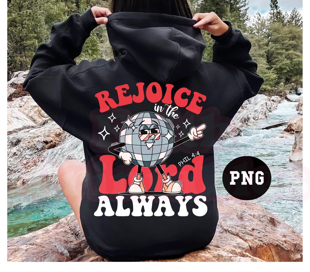 Retro Disco Christian Png Bible Verse Groovy Png Party Rejoice Mom Gift ...