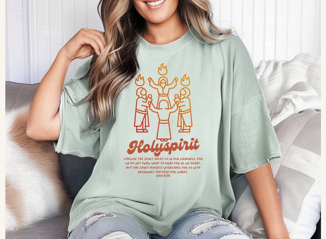 Holy Spirit Disciples Scripture Romans 8:26 Tongues of Fire Groanings ...