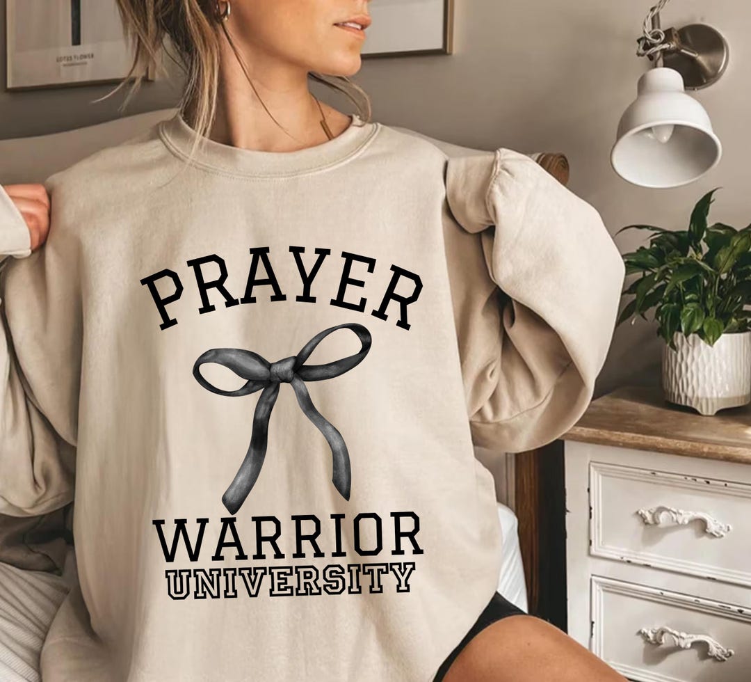 Prayer Warrior University Christian Png Religious Preppy Pink Design ...