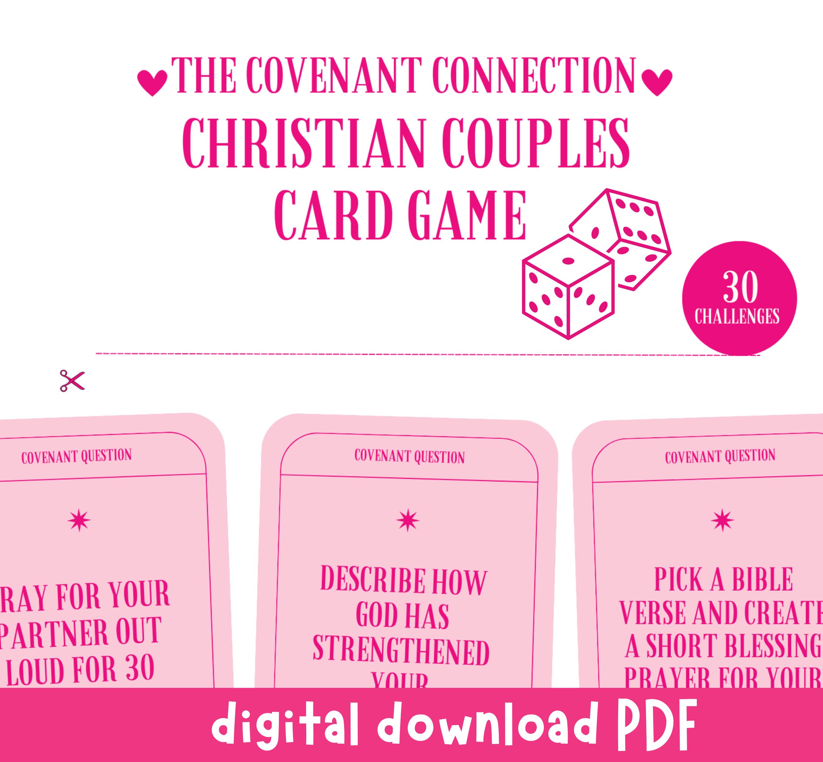 Christian Couples Card Game PDF | Faith-based Valentine Game | Wedding ...