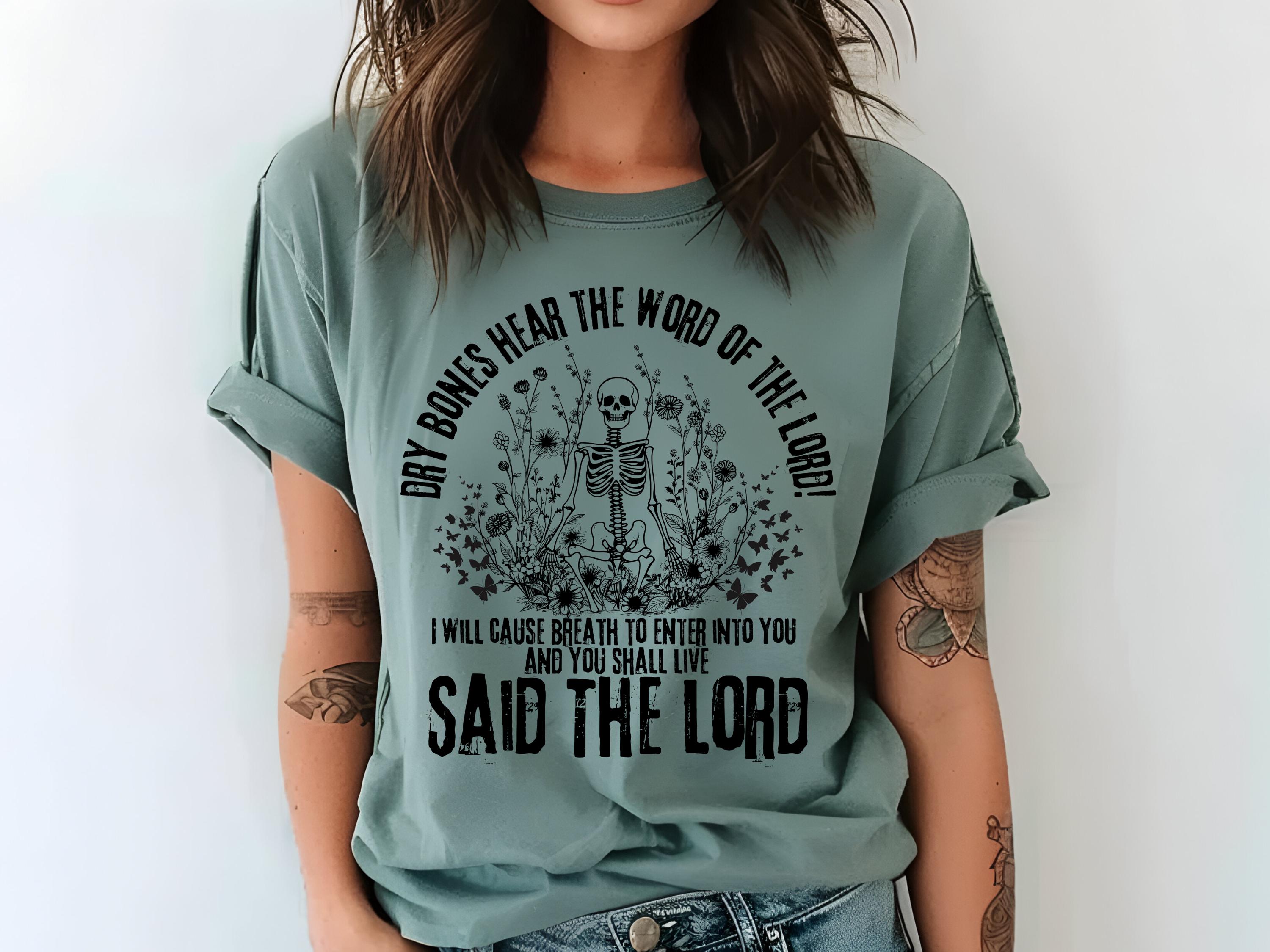 Come Alive Dry Bones Bible Quote Png Faith Based Scripture, Gift for ...