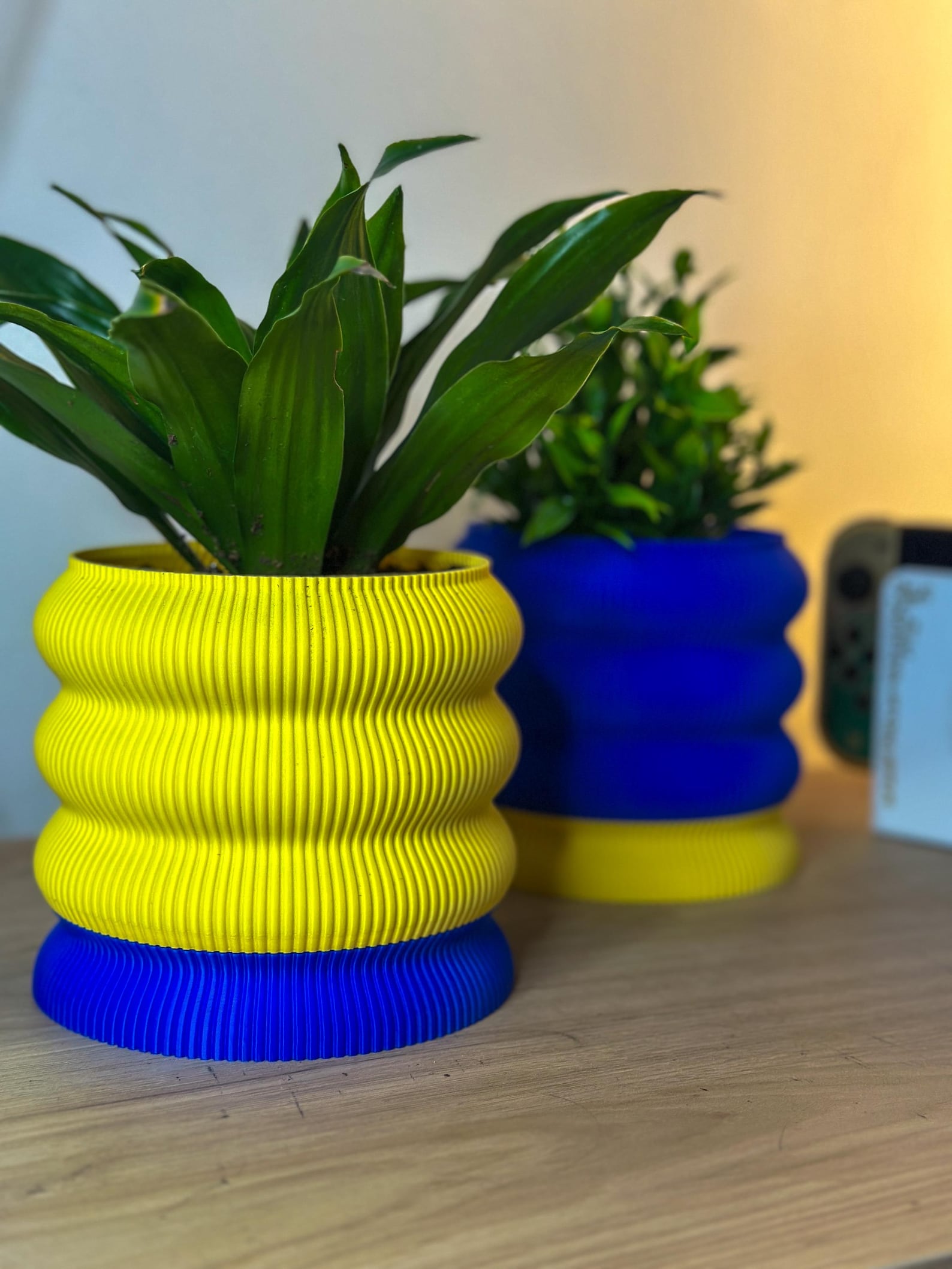 Modern 3D Printed Planter Pot With Hidden Drip Tray - Etsy