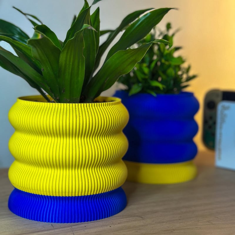 Colorful Planters - Etsy
