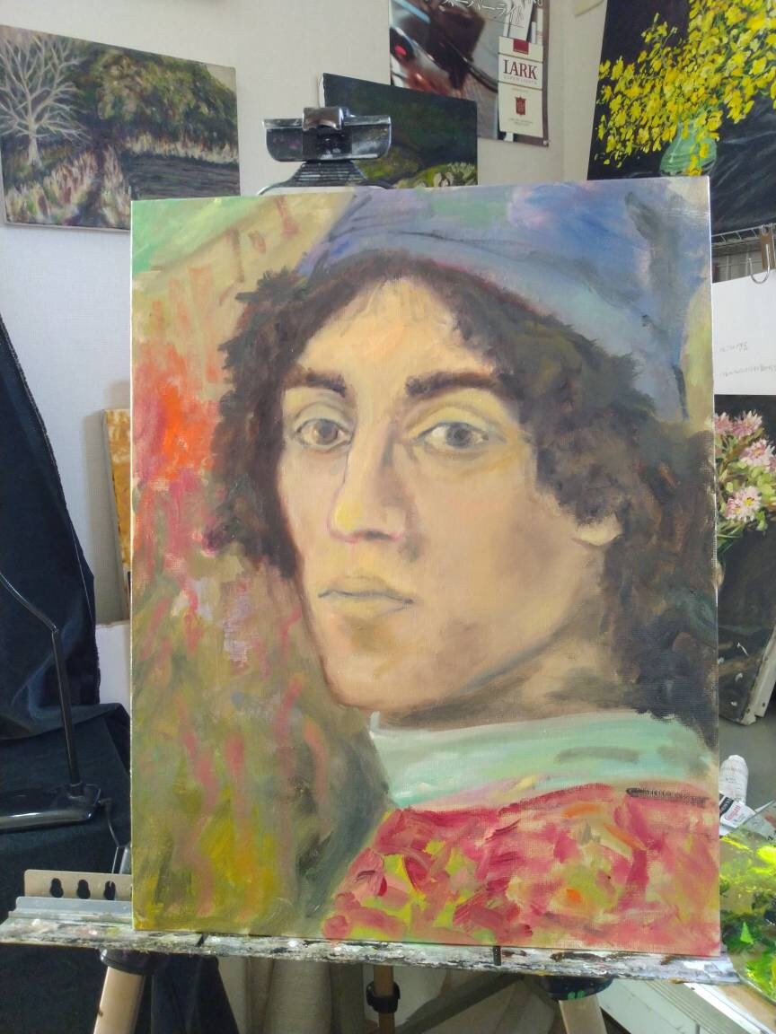 Italian Renaissance Portrait Oil Painting Copy. After Filippino Lippi ...