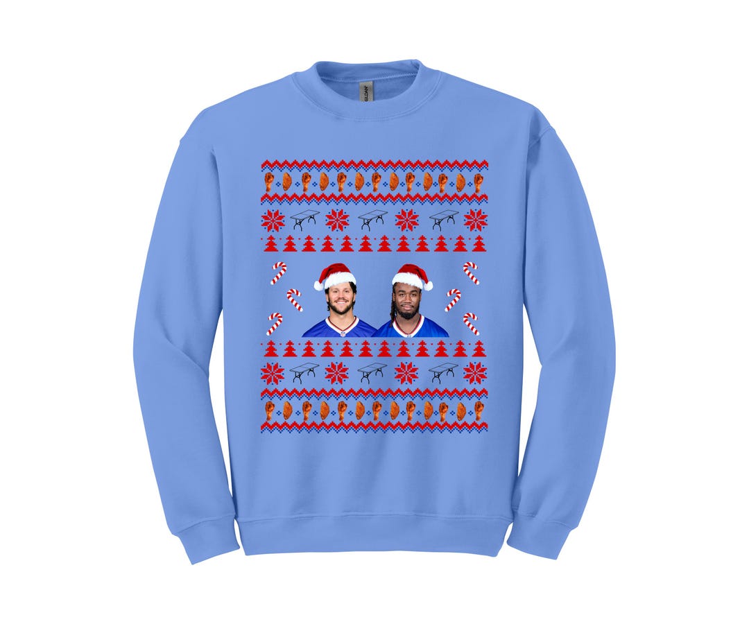Buffalo Football Ugly Christmas Sweater // Josh Allen // James Cook ...