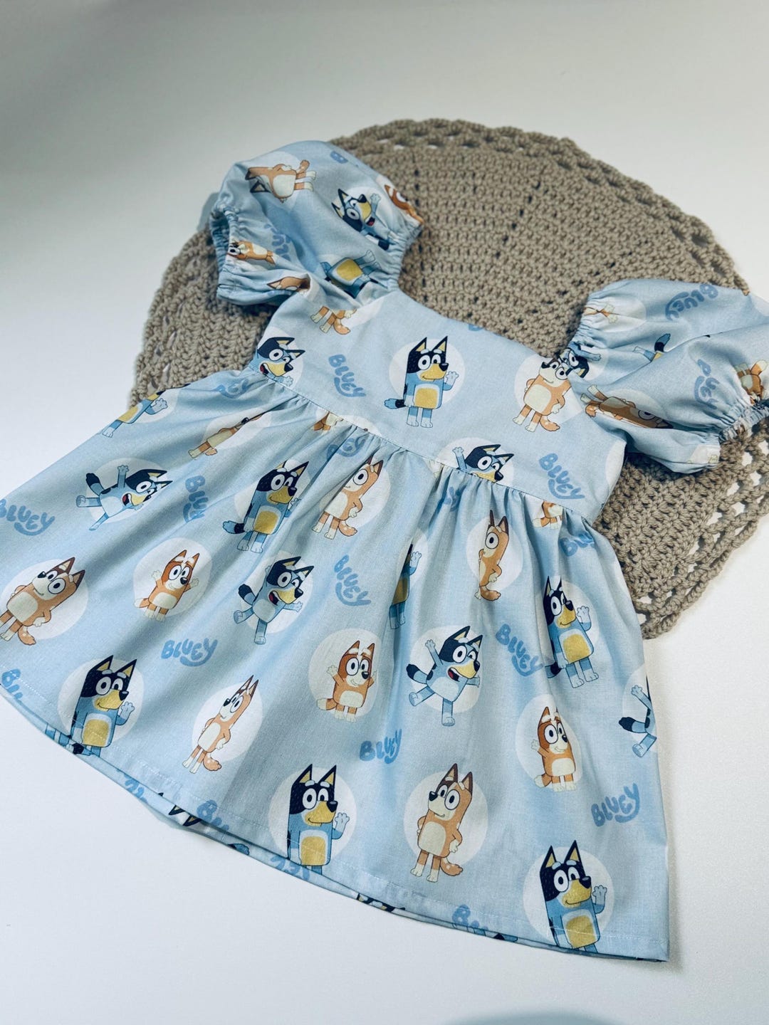 Handmade Bluey Dress - Bluey Birthday Party Outfit - Toddler Girls ...