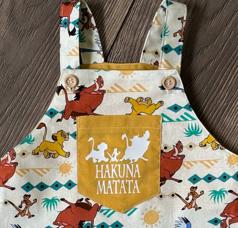 The Lion King Hakuna Matata, Baby Overall, Lion King Simba Birthday ...