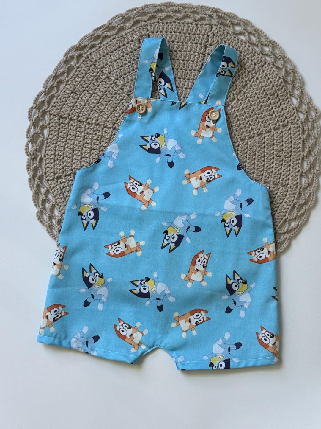 Bluey Baby Overall, Blueybirthday Outfit. 1st Birthday Baby, Bluey Gift ...