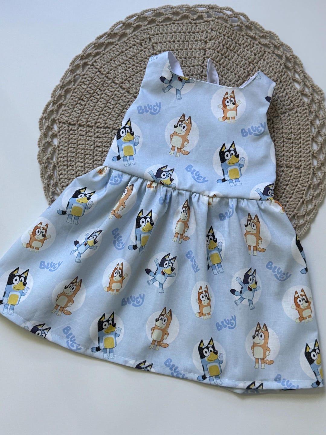 Handmade Bluey Dress - Bluey Birthday Party Outfit - Toddler Girls ...