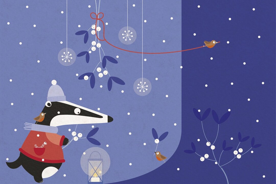 Badger in the Night Month Only Calendar - Etsy