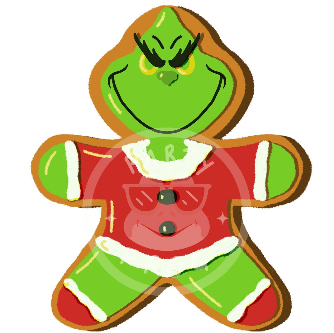 Grinch Gingerbread Man SVG Bundle - Etsy