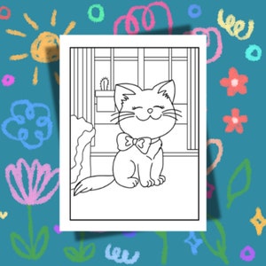 20 Cats Printable Coloring Pages for Kids, Fun Colouring Pages for ...