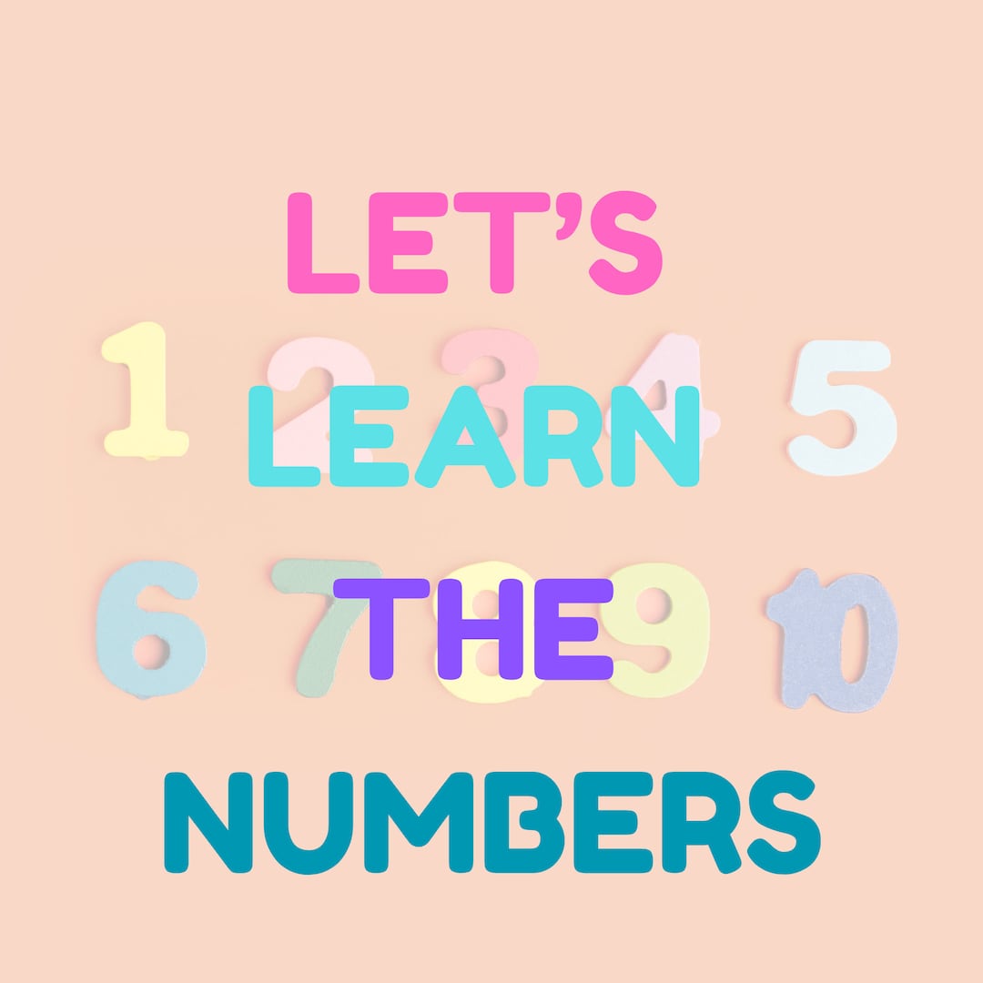 Learn the Numbers, Pre-school Learning, Fun Colouring Activities for ...
