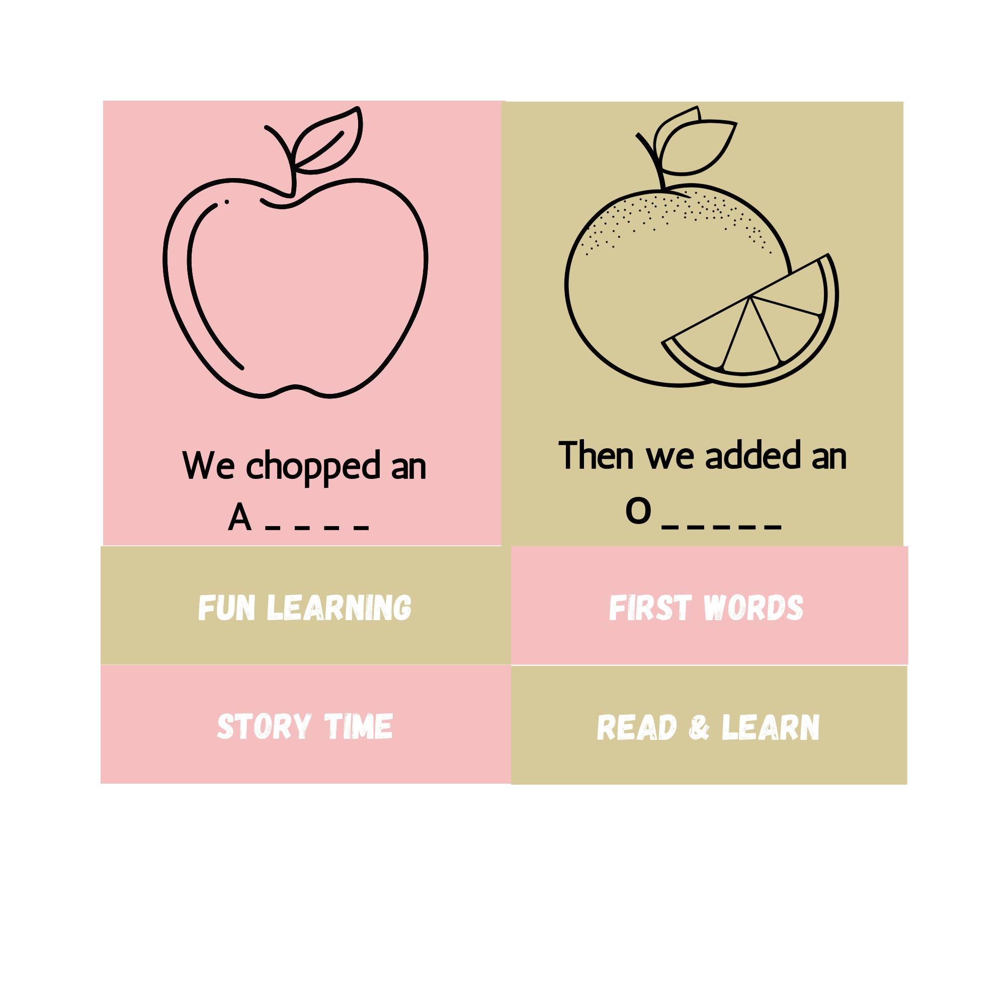 Interactive Story for Children, Printable Learning Material for ...