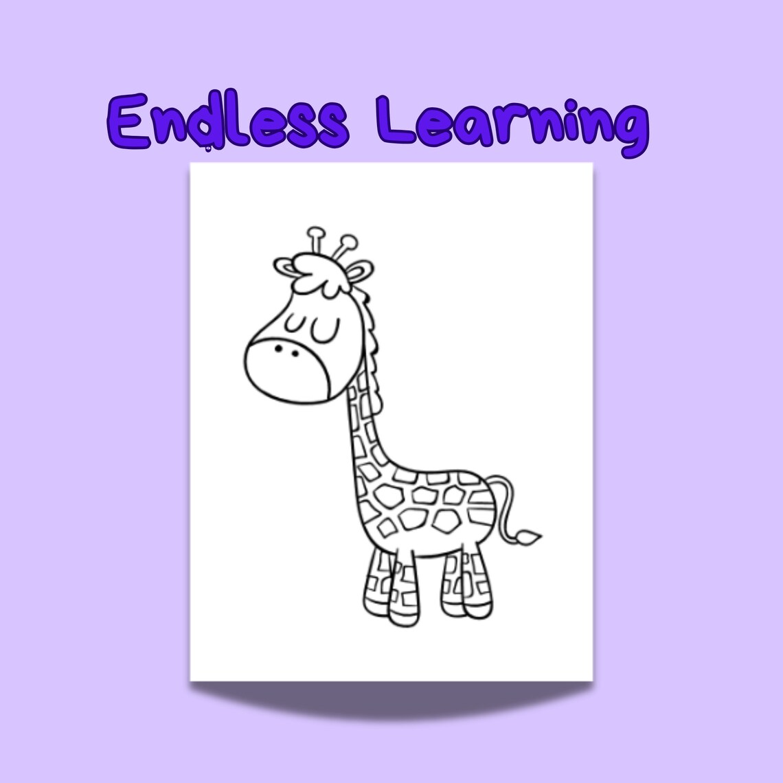 60 Printable Cute Animals Coloring Pages, Toddlers, Kindergarten ...